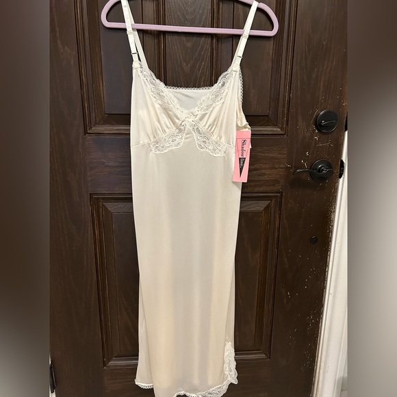 Vintage | Intimates & Sleepwear | Vintage Shadow Line Ivory White Full ...